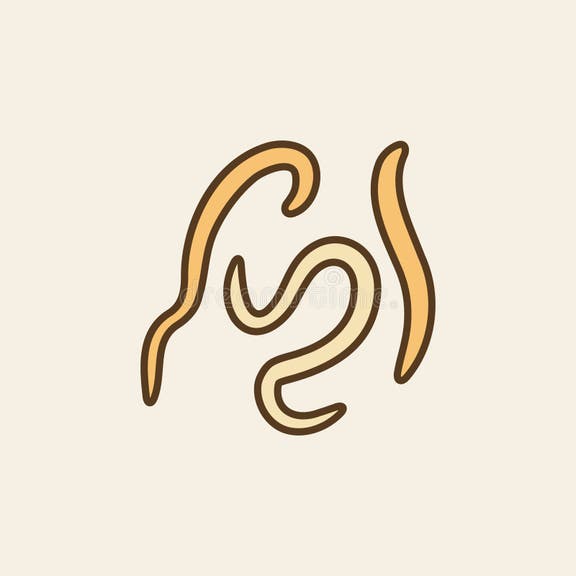 Nematodes Vector Concept Colored Modern Icon or Sign Stock Vector ...