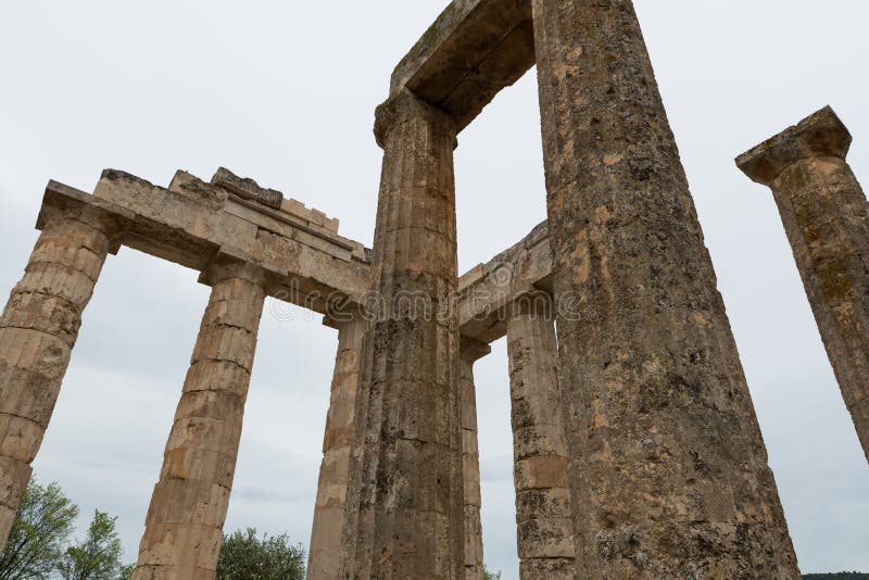 Nemea Ancient Site in Greece Stock Photo - Image of archeological ...