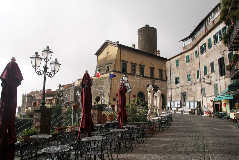 Nemi town editorial stock photo. Image of tourism, nemi - 54365578