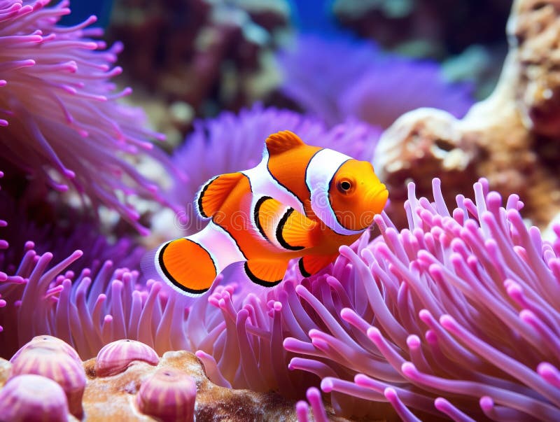 Ai Generated Illustration Wildlife Concept of Nemo Fish Stock ...