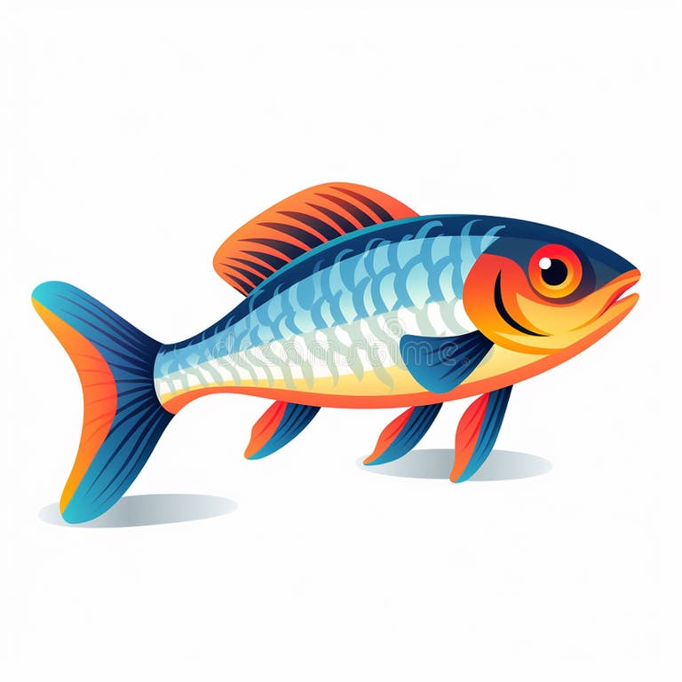 Nemo Fish Swimming with Dory Cartoon Stock Illustration - Illustration ...