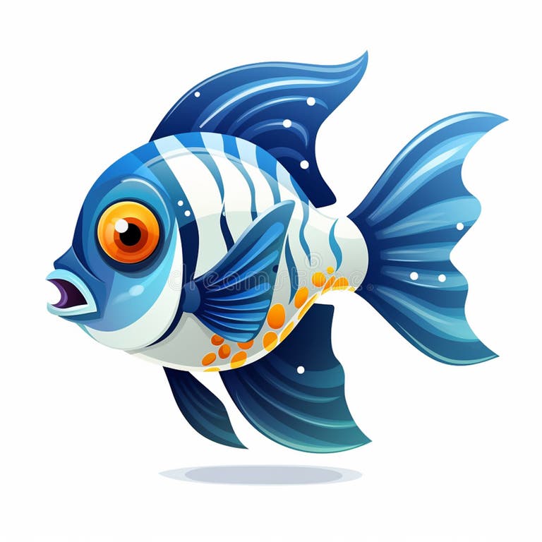 Nemo Fish Swimming with Dory Cartoon Stock Illustration - Illustration ...