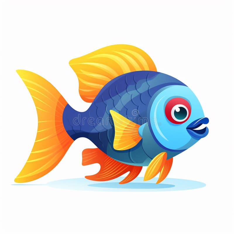 Nemo Fish Swimming with Dory Cartoon Stock Illustration - Illustration ...