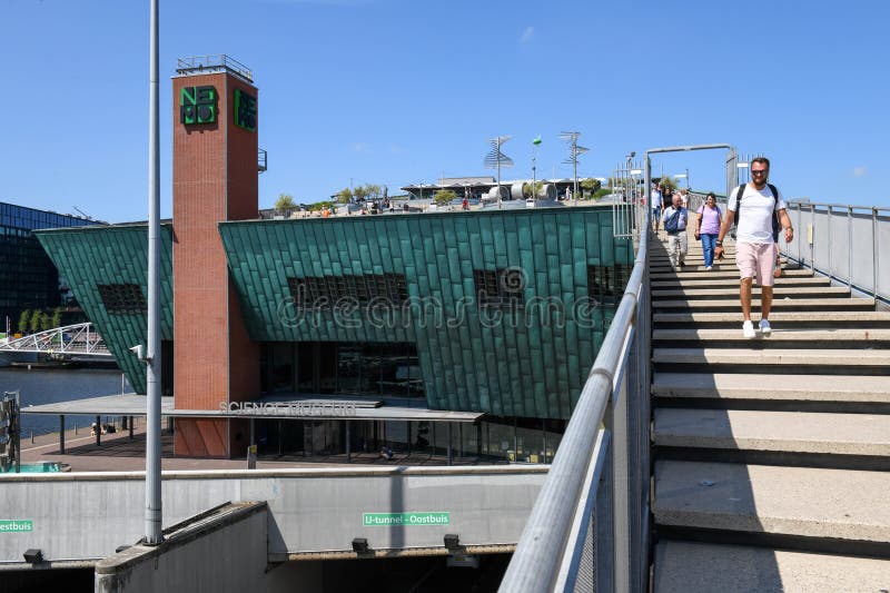 NEMO Science Museum of Amsterdam on Holland Editorial Stock Image ...