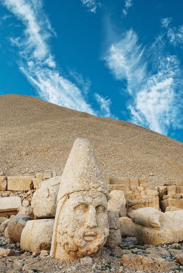 Nemrut Dagi stock photo. Image of antiquity, asia, archeology - 21359340