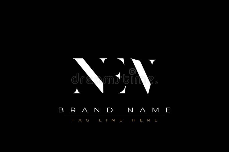 NEN Abstract Letter Logo Design Stock Vector - Illustration of logotype ...