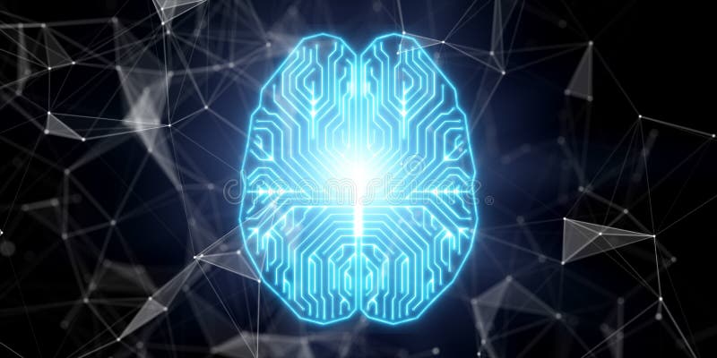 Neo brain concept stock illustration. Illustration of future - 120248039