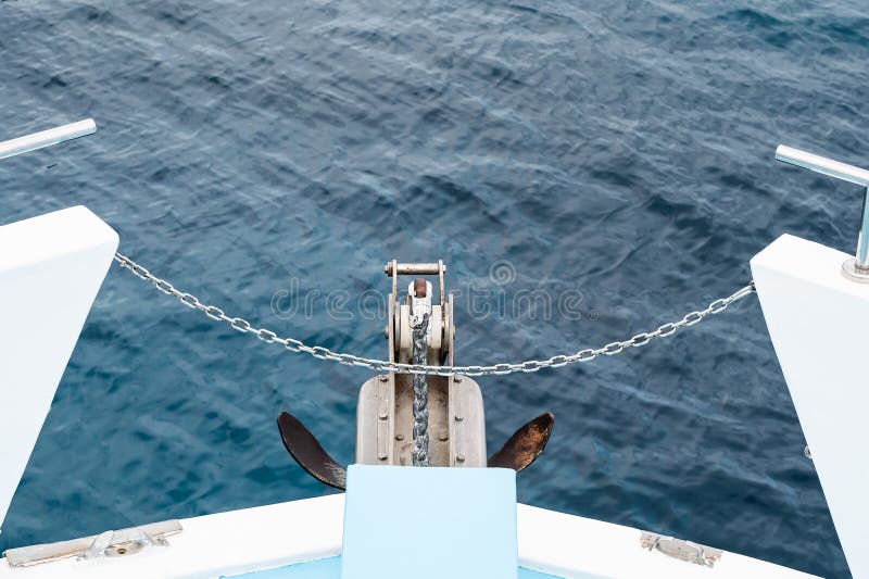 Neo Chorio, Cyprus, Ship Propeller and Stern of a Schip Stock Photo ...