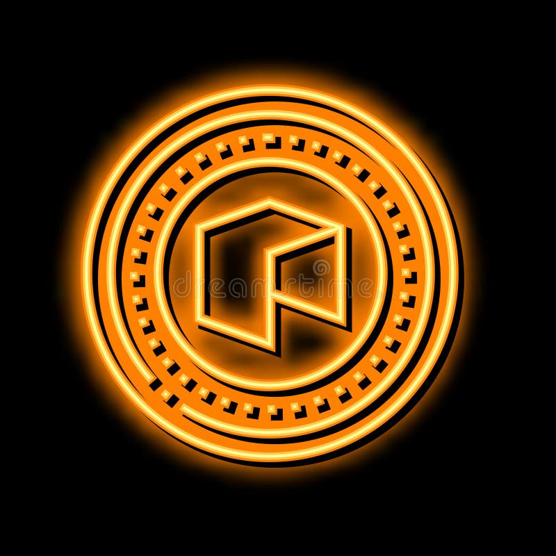 Neo Digital Money Neon Glow Icon Illustration Stock Vector ...