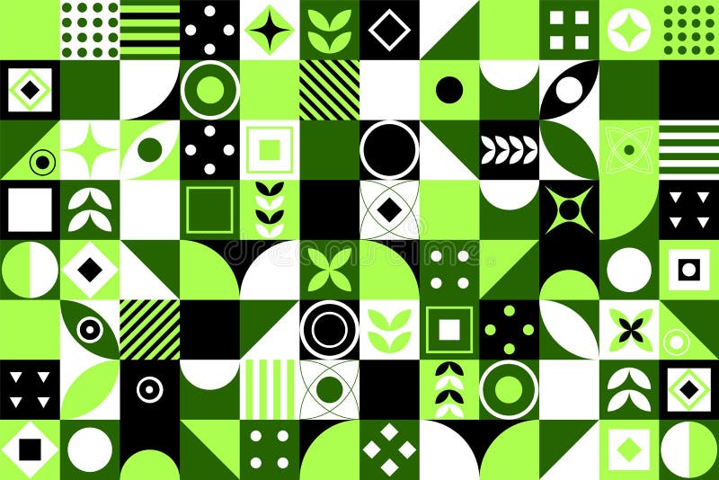 Neo Geometric Vector Pattern. Modern Grid Pattern with Geometrical ...