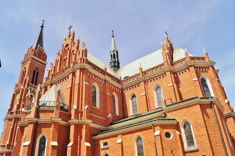 The Neo - Gothic Catholic Church Stock Image - Image of architecture ...
