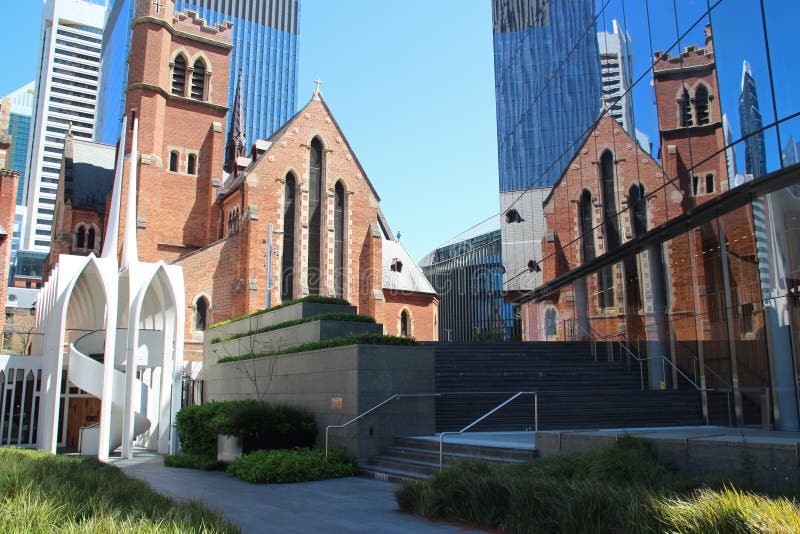 Protestant Cathedral (st George) in Perth (australia) Stock Image ...