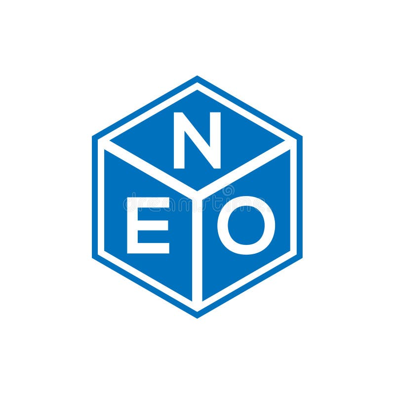 NEO Letter Logo Design on Black Background. NEO Creative Initials ...