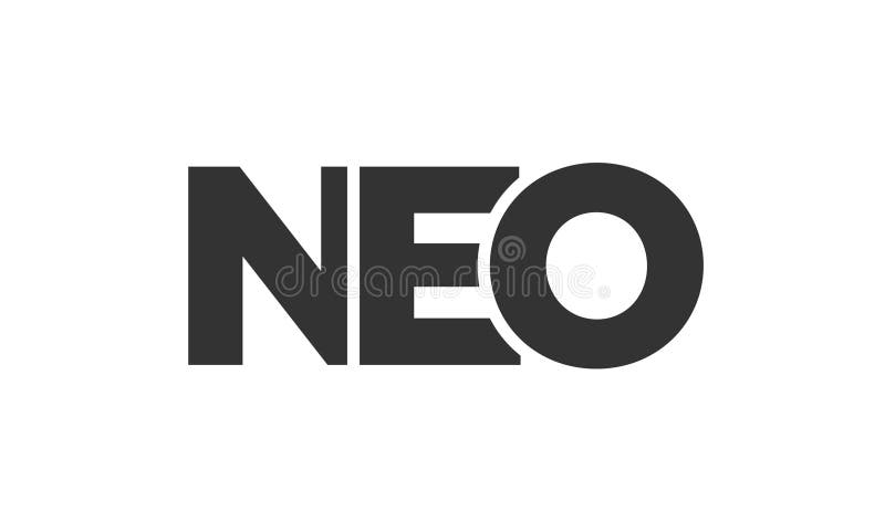 NEO Logo Design Template with Strong and Modern Bold Text. Initial ...