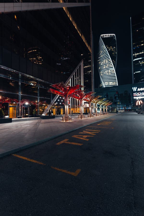 Neo noir at night editorial stock image. Image of mood - 99562424