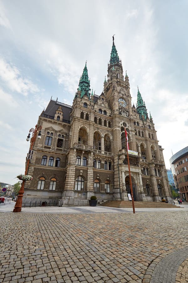 Neo-Renaissance Rathaus in Liberec-Stadt Redaktionelles Stockfotografie ...