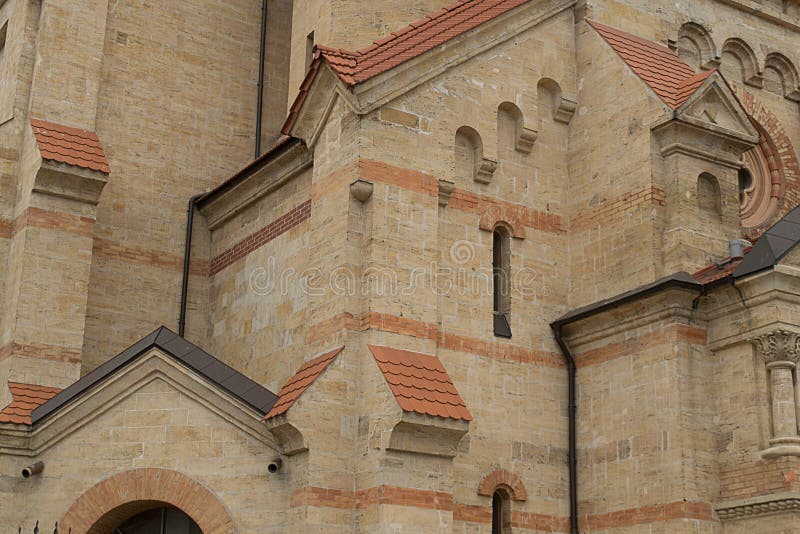 Neo-Romanesque Architecture Stock Photo - Image of europe, christianity ...