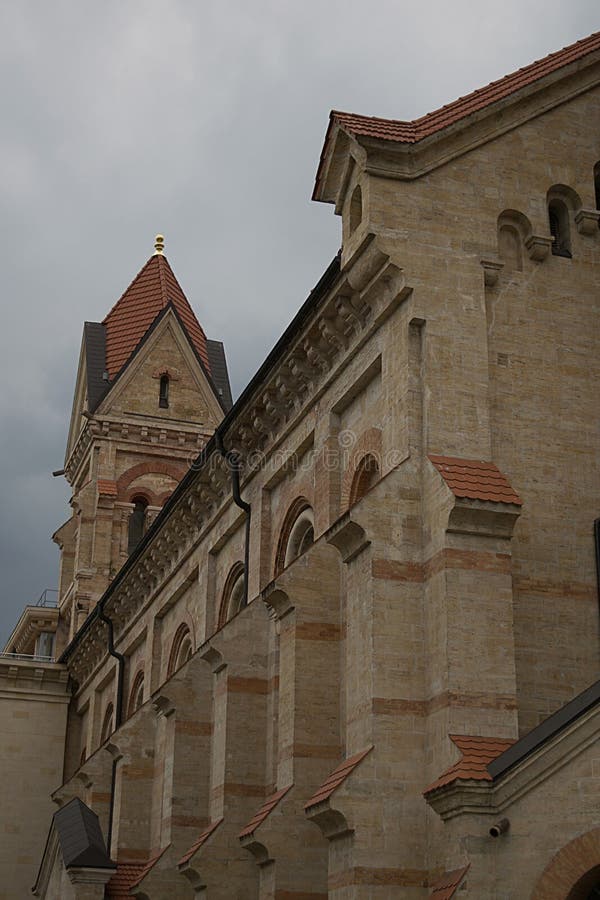 Neo-Romanesque Architecture Stock Image - Image of basilica ...