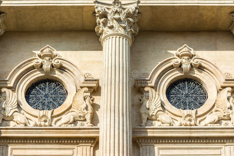 Neoclassic Architecture Detail Stock Photo - Image: 38998407