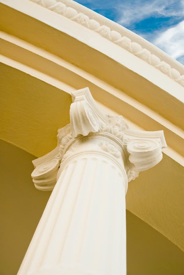 Neoclassic building column stock image. Image of pillar - 15746513