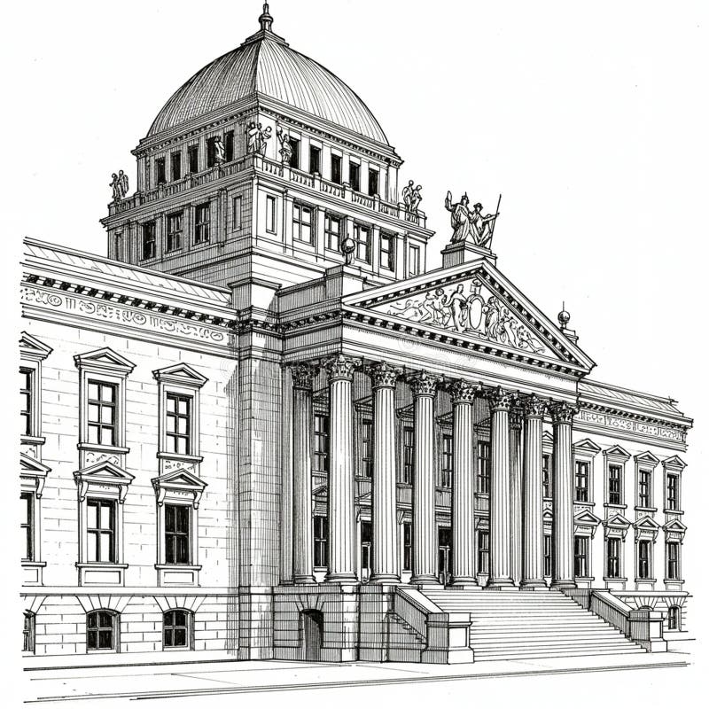 Central Portico Stock Illustrations – 76 Central Portico Stock ...