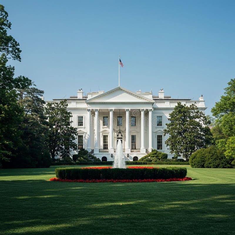 Neoclassical Building with a White Facade, Featuring Large Columns and ...