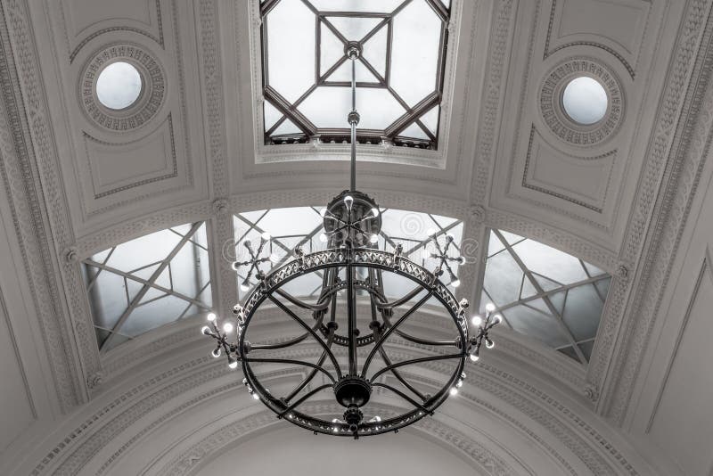 Neoclassical Ceiling stock photo. Image of decoration - 62728516