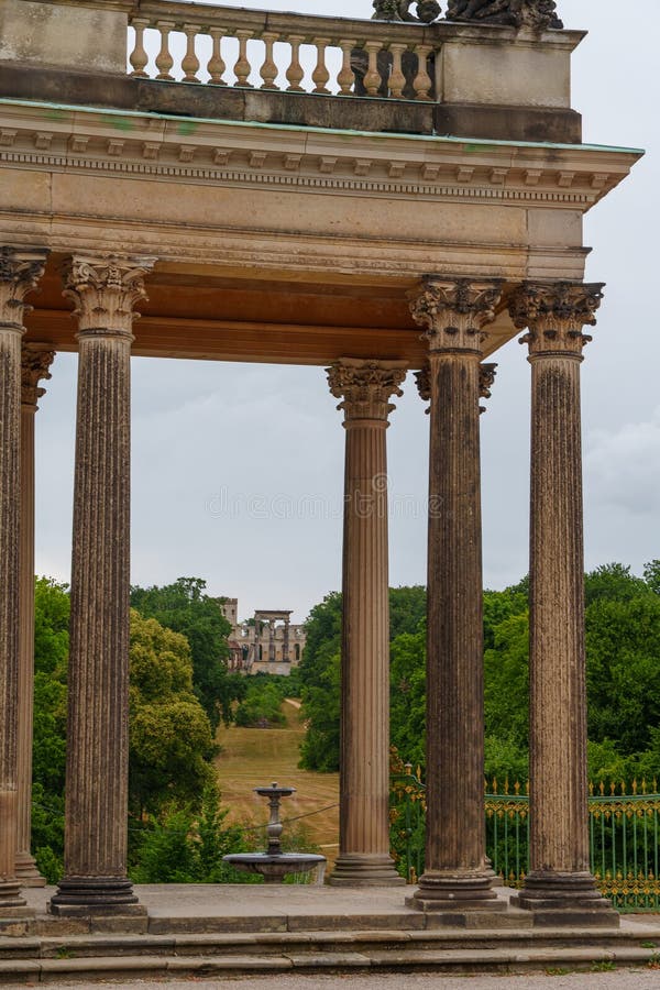 Potsdam City with Historic Buildings , Lakes and Gardens Stock Image ...