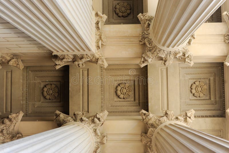 Neoclassical Columns stock photo. Image of finance, architecture - 10631316