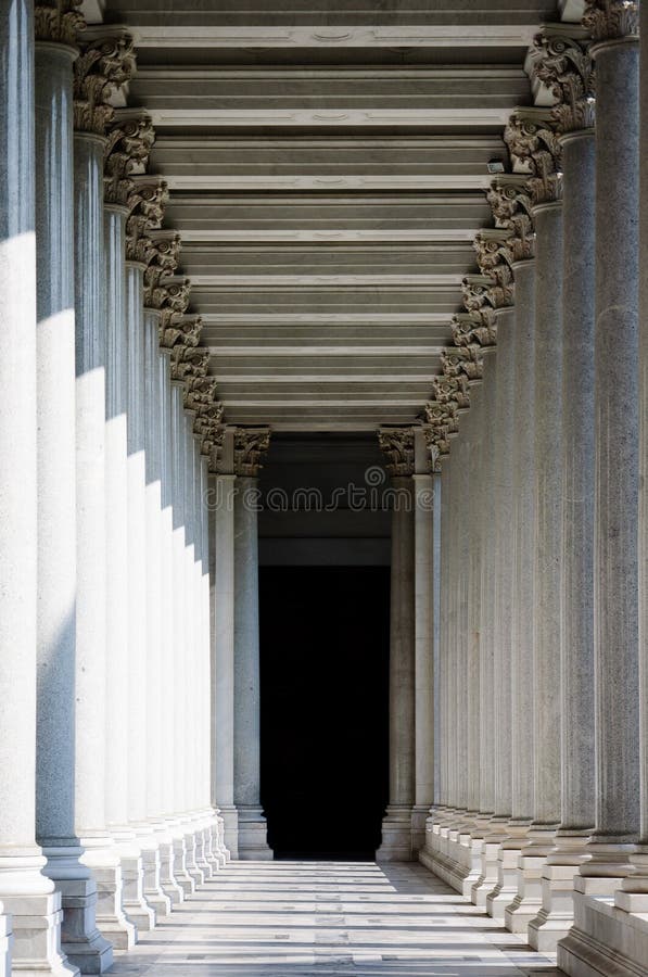 Neoclassical columns stock photo. Image of church, walls - 22494896