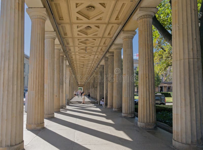 Gallery in Neoclassical Style in Berlin Editorial Image - Image of ...