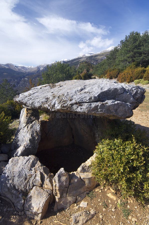 Neolithic dolmen stock photo. Image of archeology, spain - 23319256