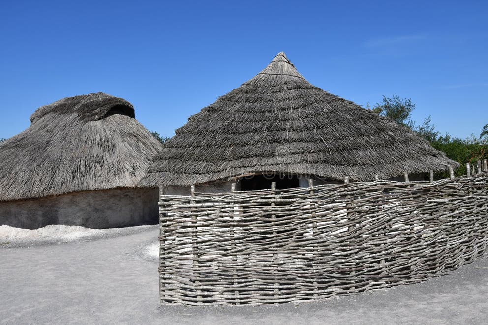 Neolithic Houses in Stonehenge Editorial Stock Image - Image of england ...