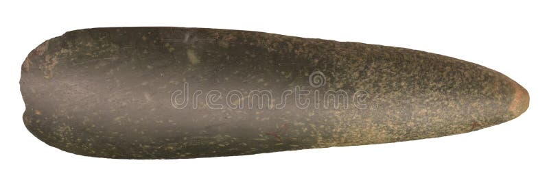 Neolithic Polished Stone Axe Stock Image - Image of primitive, tool ...