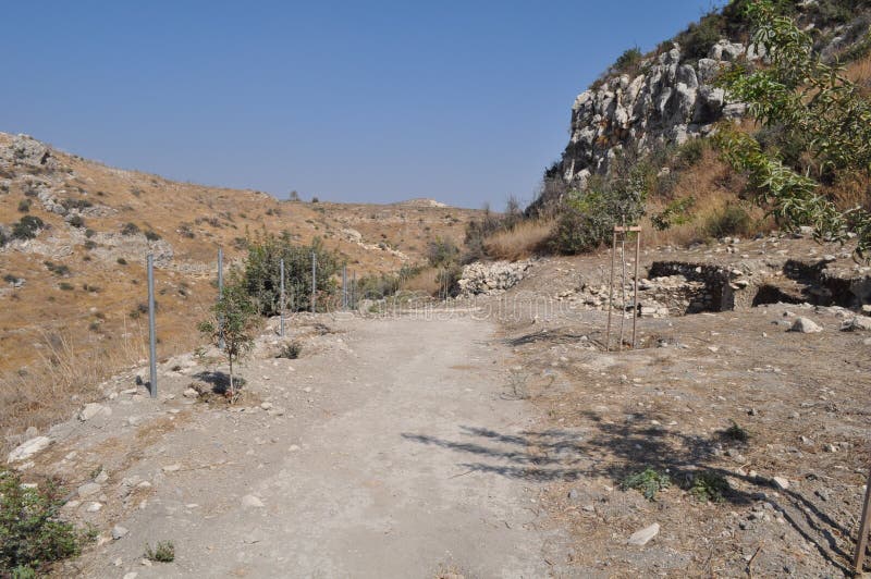 Choirokoitia. the Neolithic Settlement of Choirokoitia Stock Image ...