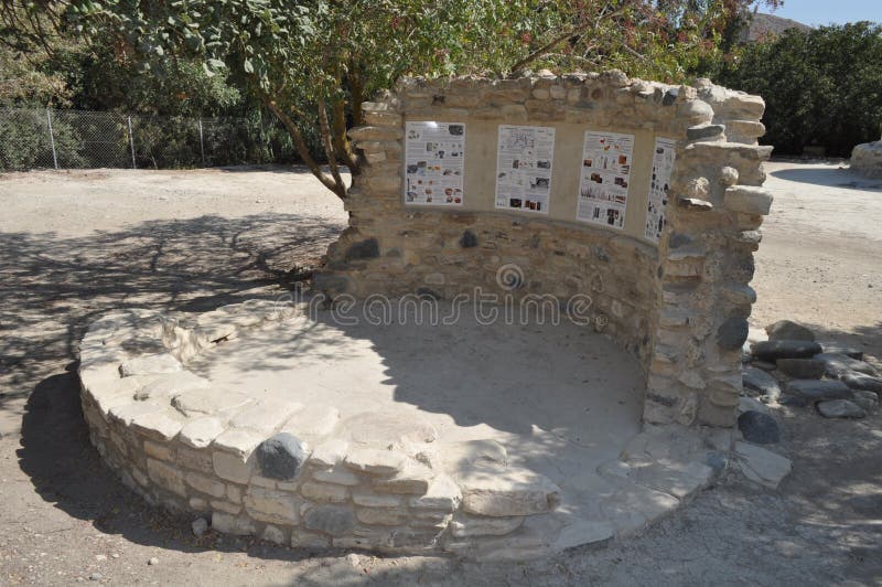 Choirokoitia. the Neolithic Settlement of Choirokoitia Stock Photo ...