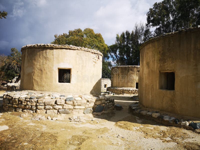 Chirokitia, Larnaca, Cyprus Ancient Neolithic City Stock Photo - Image ...