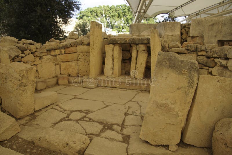 Neolithic Temples of Tarxien Stock Image - Image of giant, huge: 149406483