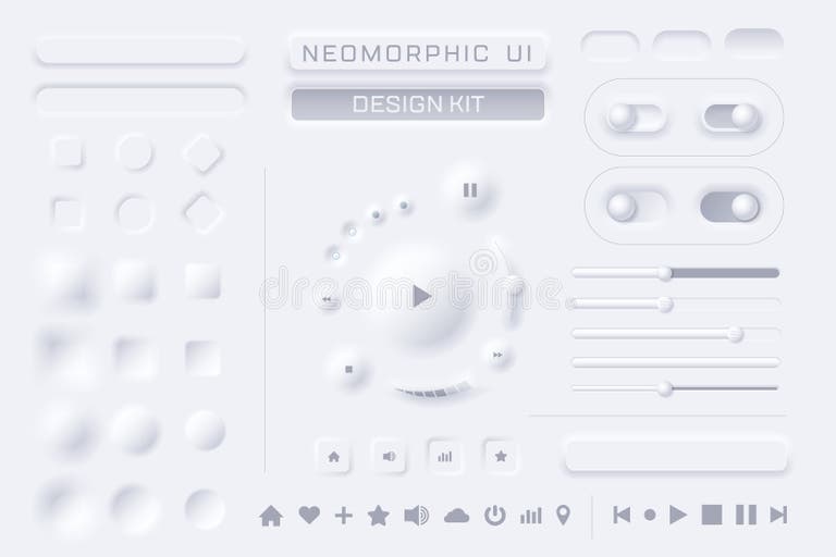 Neomorphism Vector Stock Illustrations – 8,746 Neomorphism Vector Stock ...