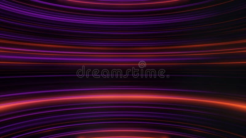 Neon Abstract Background of Lines. Animation. Cyclical Movement of Neon ...
