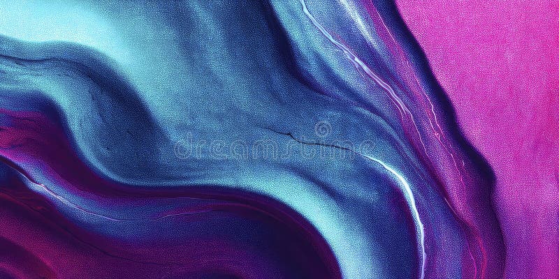 Neon Abstract Background with Liquid Marble Texture, Glowing Magenta ...