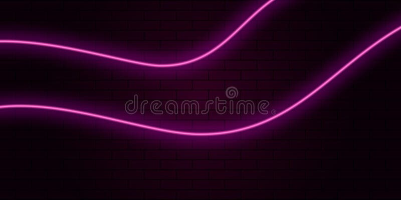 Neon Abstract Line Pink Background Stock Illustration - Illustration of ...