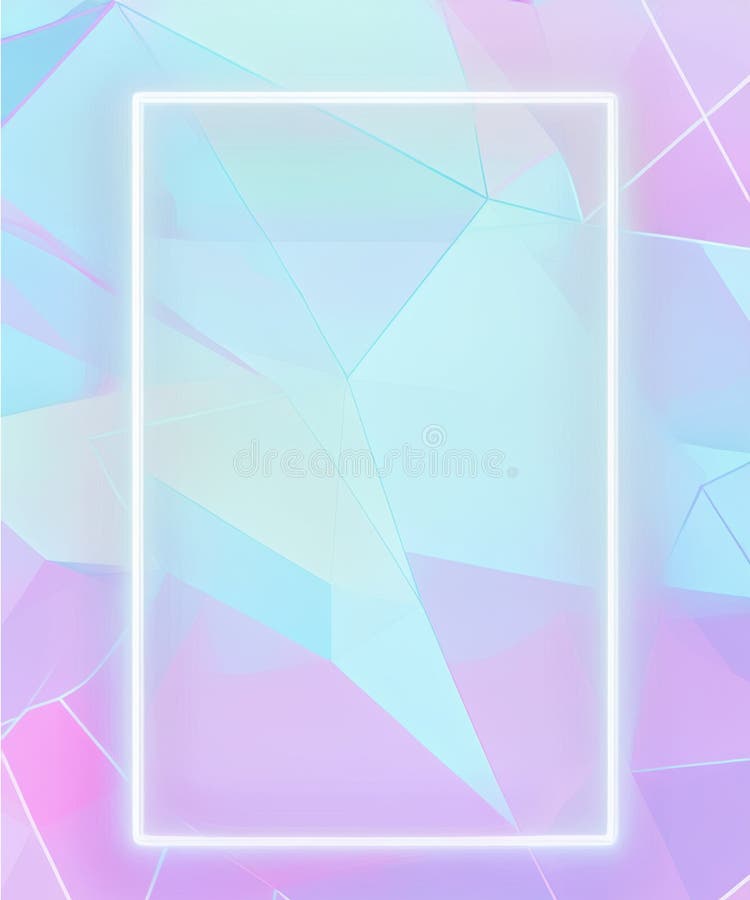 Neon Abstract Texture Background with Geometric Triangle Form Shapes ...