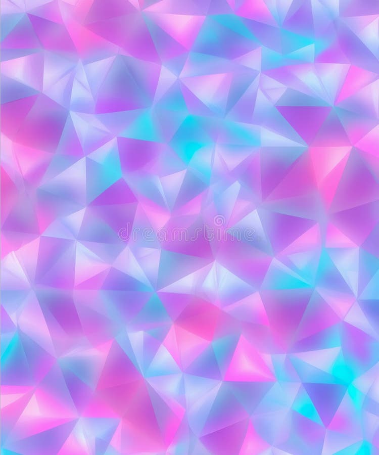 Neon Abstract Texture Background with Geometric Triangle Form Shapes ...