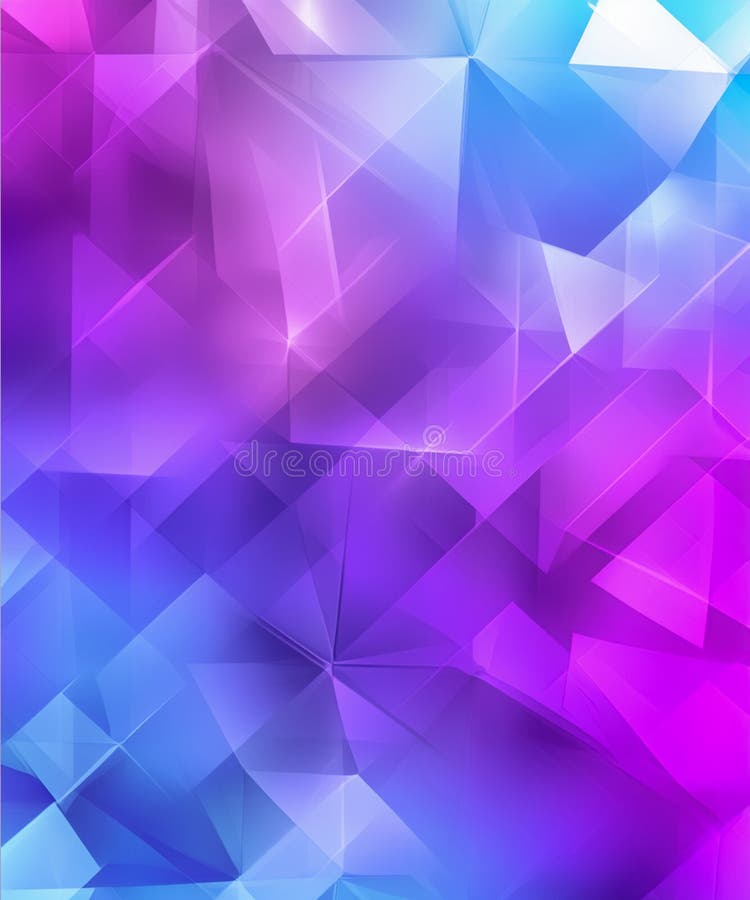 Neon Abstract Texture Background with Geometric Triangle Form Shapes ...