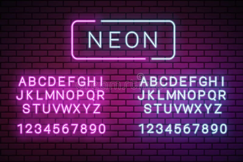 Pink Neon Letters Stock Illustrations – 1,731 Pink Neon Letters Stock ...