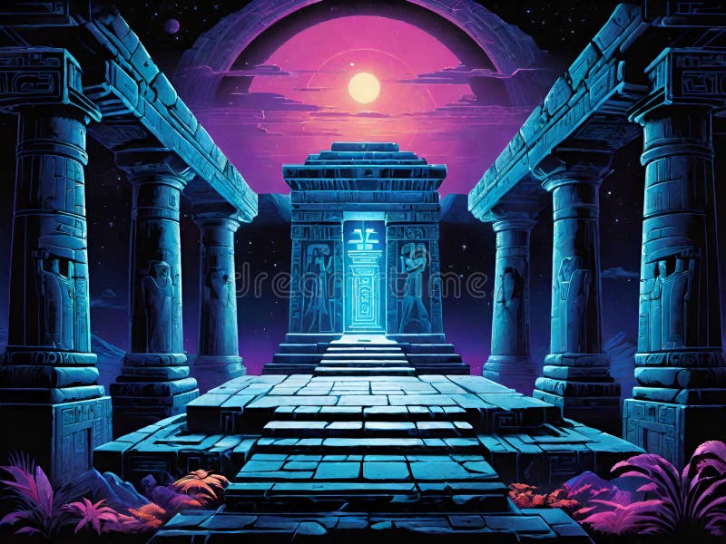 Neon Temple Stock Illustrations – 1,968 Neon Temple Stock Illustrations ...