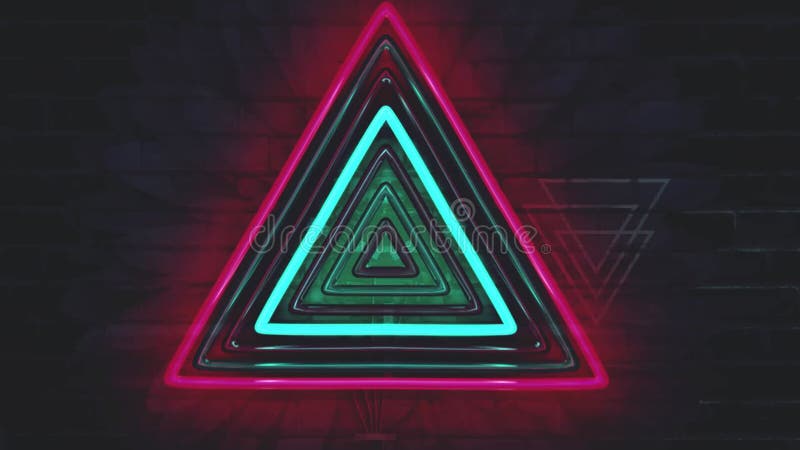 Neon Animated Sign in the Form of an Equalizer Stock Footage - Video of ...