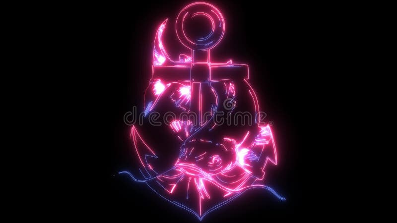 Neon Animation of Cartoon Catfish Stock Footage - Video of ocean, life ...