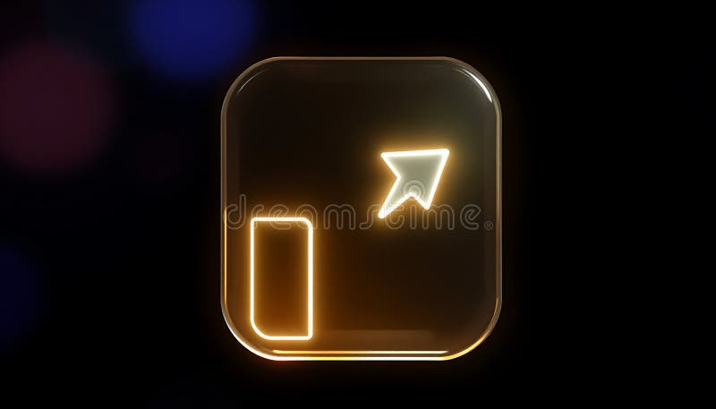 Neon Arrow Icon Direction, Neon Arrow, Direction Icon, Arrow Sign, Neon ...